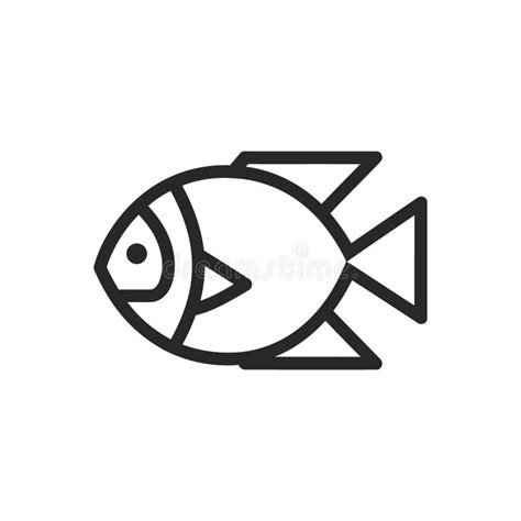 Geometric Fish Icon Stock Vector Illustration Of Fish 361759946