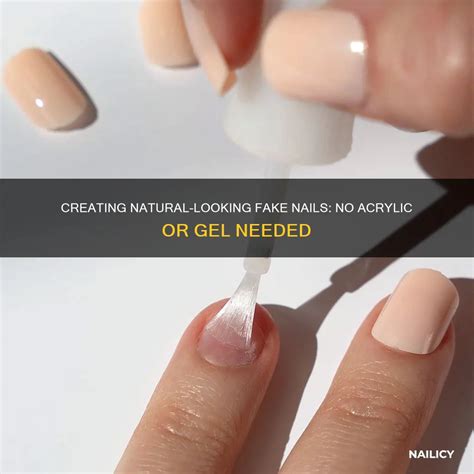 Creating Natural Looking Fake Nails No Acrylic Or Gel Needed Nailicy
