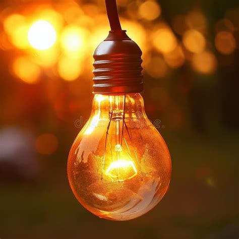 Efficiency Productivity And Energy Light Bulb Light Concept Stock