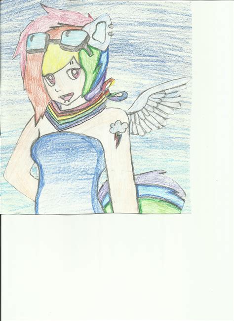 Human Rainbow Dash 1 Drawing By Greenday02 Dragoart Human Rainbow Dash 1 Drawing By Greenday02 Dragoart