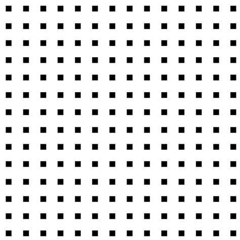 Abstract Geometric Pattern With Black Small Squares On White Background