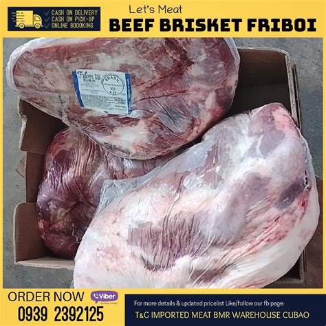 Fs Beef Brisket Friboi For Tandg Meat Products Cubao