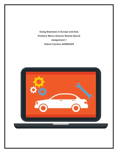 Assingment 1 Doing Business In Europe And Asia Profesor Marco Antonio