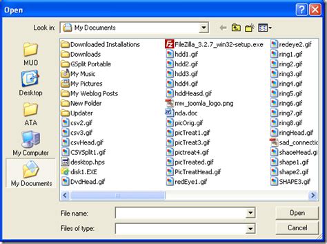 Use The Places Utility To Customize Locations In Open File Dialogue Box