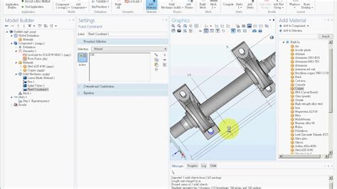 Comsol Cae 5 1 Eigenfrequency Analysis Nature Vibration Youtube