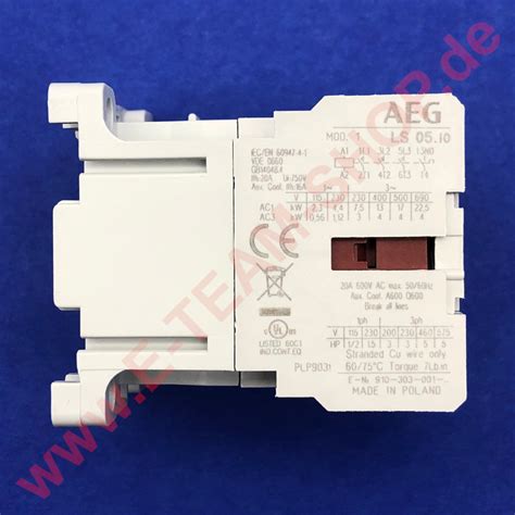 Schütz Aeg Ls05 10e Spule 220v 230v 4 X Schließer No Online Kaufen