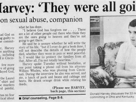 Donald Harvey Victims Donald Harvey Angel Of Death Serial Killer
