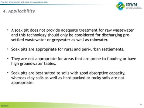 Soak Pit Design Operation And Maintenance Pptx
