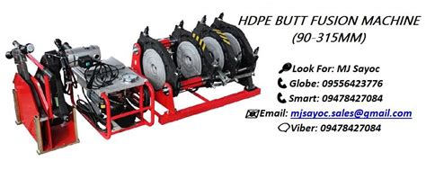 Hdpe Butt Fusion Machine 90 315mm Commercial And Industrial