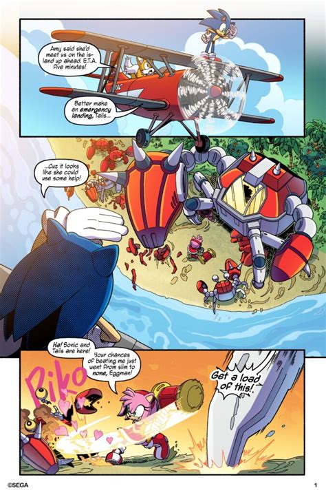 Part 1 Of Sonic Frontiers Prequel Comic Released Sonic City ⋆★ Sonic