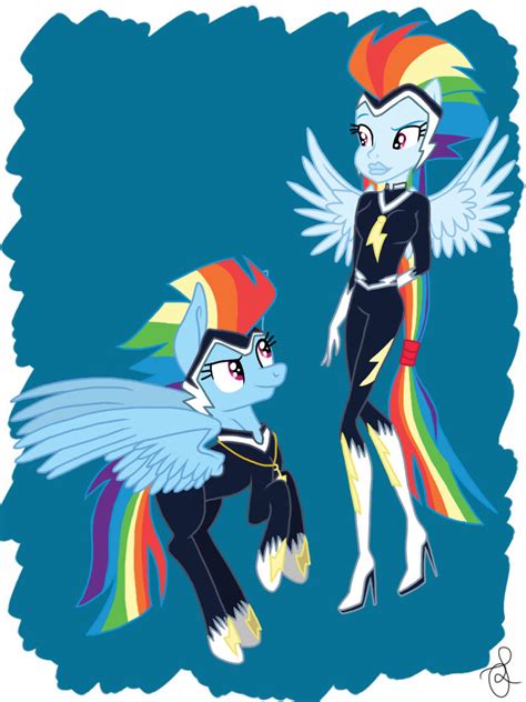 Rainbow Dash As Zapp Power Ponies Ft Movie Magic By Ilaria122 On