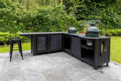 Moderne Buitenkeuken In Hoekopstelling Life Steel Luxe Buitenkeukens