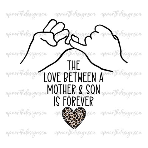 Mother Son Png Love Between Mother And Son Png Brown Leopard Etsy