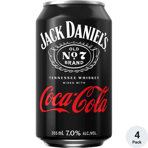 Jack Daniels And Coca Cola Canned Cocktail Total Wine And More