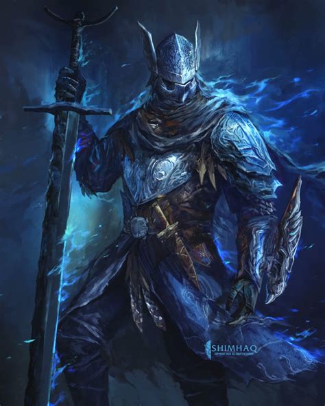 Safebooru 1boy Armor Blue Aura Blue Surcoat Cape Elden Ring Elden