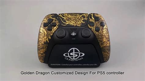 Dragon Design For Ps5 Controller Shell Custom Matte Finished