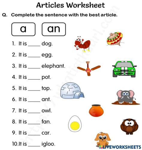 Article Online Worksheet For Grade 2 Worksheets Library