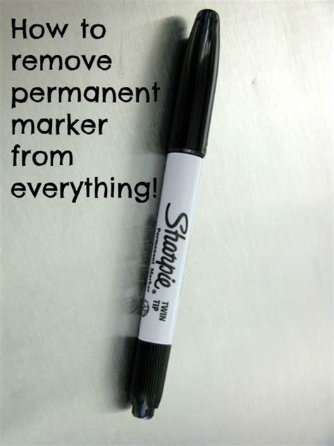 How To Remove Permanent Marker From Everything Artofit