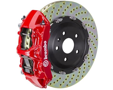 Brembo Gt Front Big Brake Kit 380x34 6 Piston Drilled Rotors For Audi