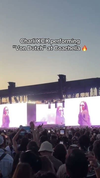 Charli Xcx Performing Von Dutch At Coachella Youtube