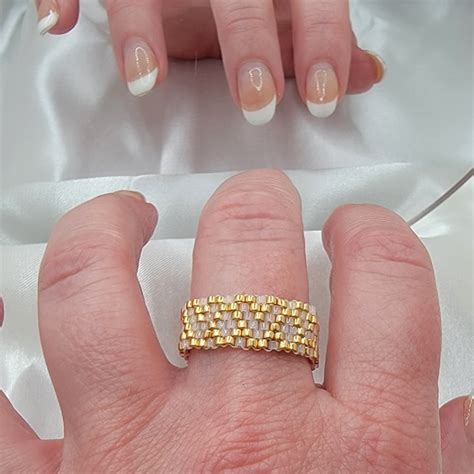 Peyote Ring Pattern Etsy