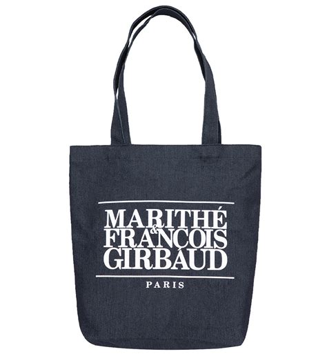 Marithe Classic Logo Eco Bag Navy The Factory Kl