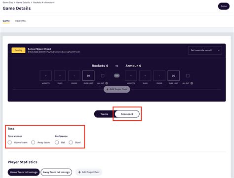 Entering And Updating Player Statistics PlayHQ