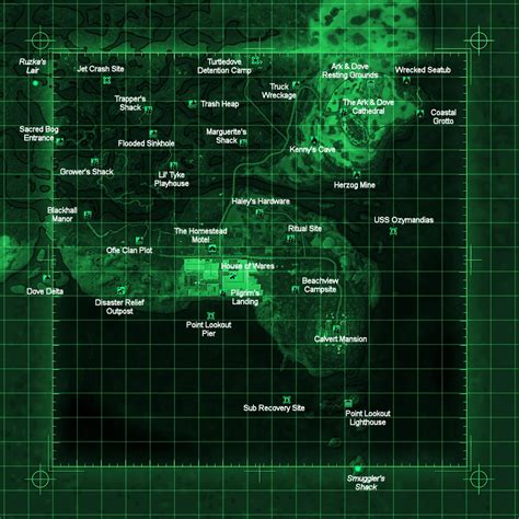 Every Location Fallout 3 Map
