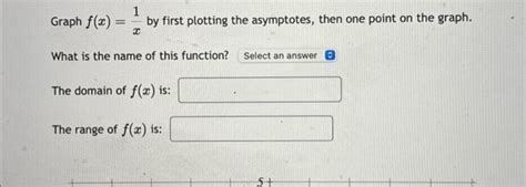 Solved Graph Fxx1 By First Plotting The Asymptotes Then