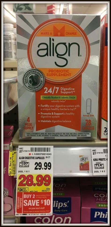 Align Probiotic Catalina Big Fat 6 Coupon Only 1949 Each At Kroger Reg 2999 Plus