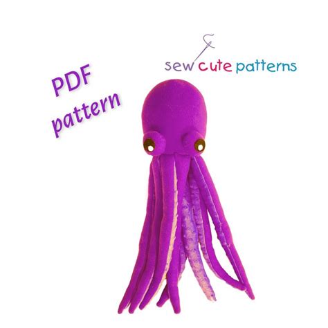 Octopus Stuffed Animal Sewing Pattern At Angela Rich Blog