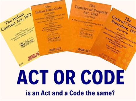 Adityapedia All About Law ACT OR CODE DIFFERNCES