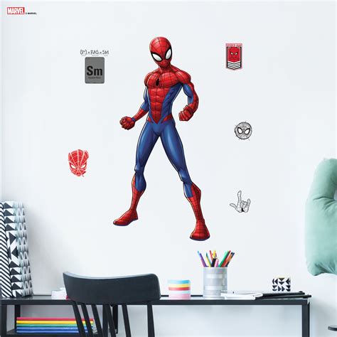 Wall Palz Marvel Spider Man Wall Decor Spider Man Wall Decals With 3d