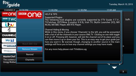 Integrate Ftv Epg Guide With Ntv For Uk Tv On Kodi Xbmc