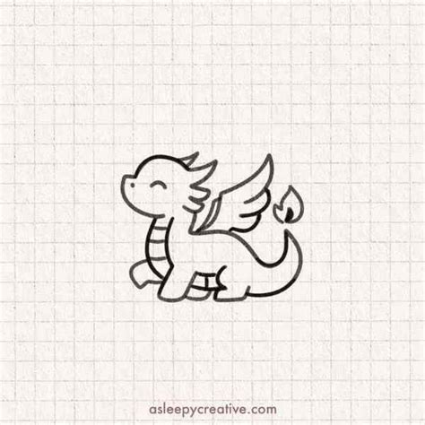 Chibi Dragon Drawing