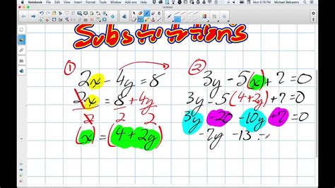 Substitution Grade 10 Academic Lesson 1 3 12 7 15 Youtube