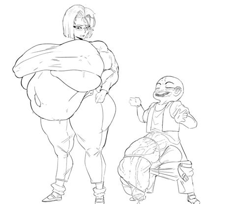 Rule 34 Alternate Version Available Android 18 Bigger Female Breast