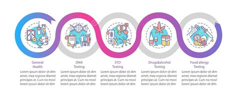 Diagnostic Tests Vector Infographic Template Laboratory Ux Linear Vector Laboratory Ux Linear