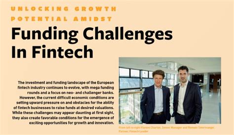 Simon Jacquet On Linkedin Unlocking Growth Potential Amidst Funding Challenges In Fintech