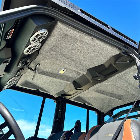 Can Am Defender Overhead Audio Speaker System Ranch Armor