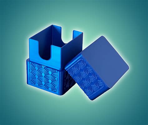 📦 Mtg Commander Deck Box 100 Double Sleeved Cards・ Stl File For ・cults