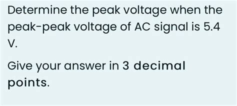 Solved Determine The Angular Frequency Of AC Signal With Chegg