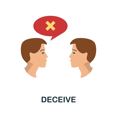 Deceive Flat Icon Simple Element From Protest Collection Creative