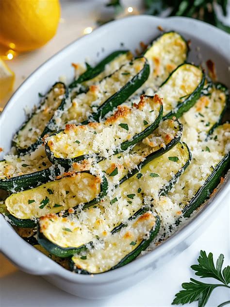 Irresistible Baked Parmesan Zucchini For Easy Comfort Food