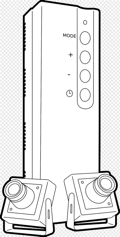 Gambar Cctv Hitam Putih Png