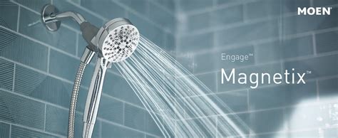 Moen Engage Magnetix Chrome 35 Inch Six Function Detachable Handheld