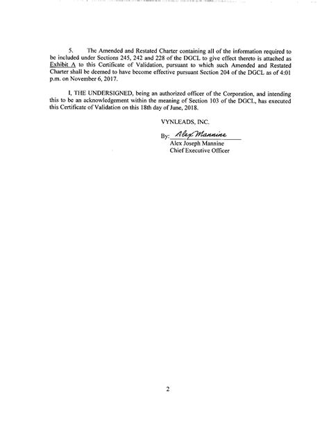 Validation Certificate Template