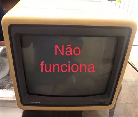 Tv Semp Toshiba 1022 10 Polegadas Game Antigo Defeito Leia