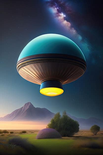 Premium Ai Image Unidentified Flying Object