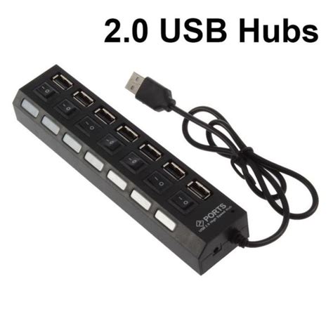Micro Usb Hub 2030 Multi Usb Port 7 Ports Hub Usb High Speed Hab